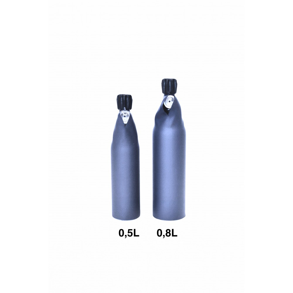 Botella de aire de 0.8Lts. para 10 a 15 minutos de autonomía. Tome otro ...